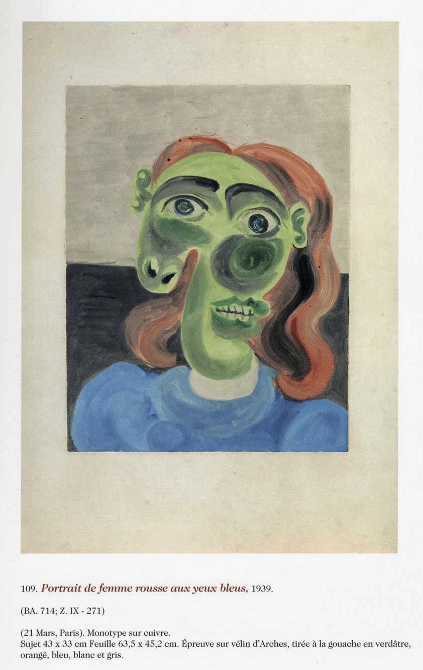 le bois gravé: Pablo Picasso / Monotypes, dessins, gravures, peintures ...