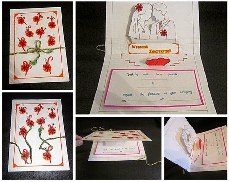DIY 3D Pop Up Wedding Invitation - Momscribe