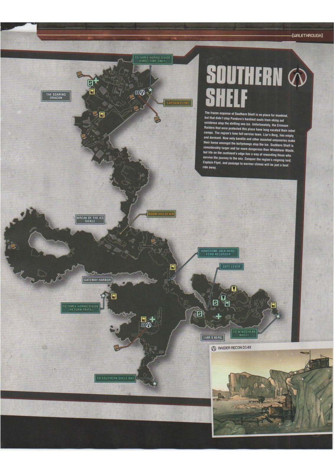 Mapas de Farmeo: Borderlands 2: mapas 1