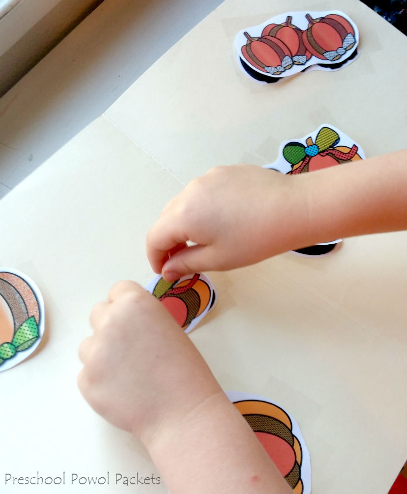 Preschool Pumpkin Shadow Matching Game | Preschool Powol Packets