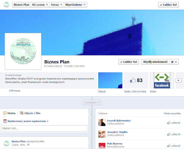 Biznes Plan: facebook.com/iBiznesPlan