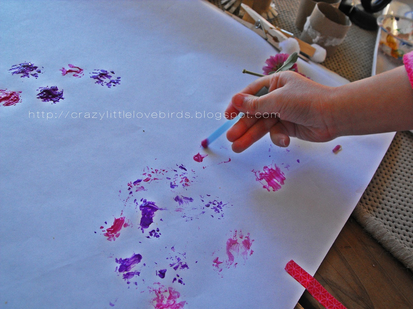 Crazylittlelovebirds: Exploring and creating art.- Using items around ...