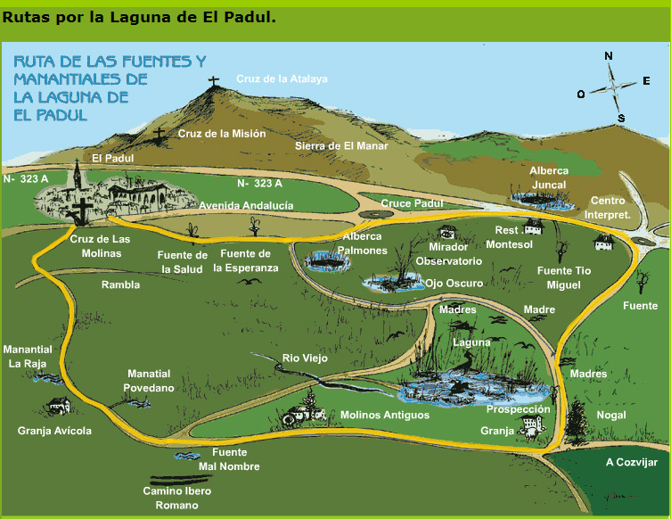 Caminos del Sur-5: LAGUNA/HUMEDALES DE PADUL (RUTA EL MAMUT Y OTRAS ...