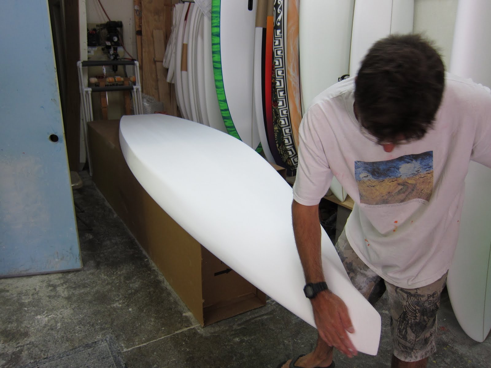 Stand Up Paddle Surfing: My new 12'6 Tim Stamps Race board more photos ...