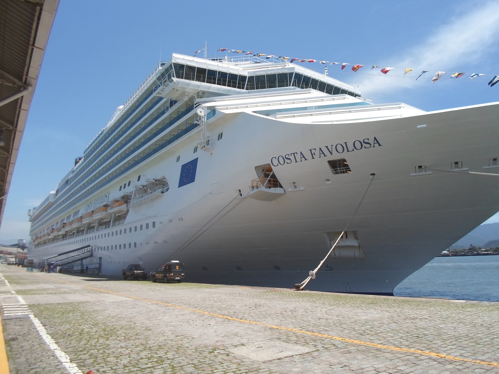 Cruzeiros e Navios: Costa Favolosa no Rio de Janeiro em travessia para ...