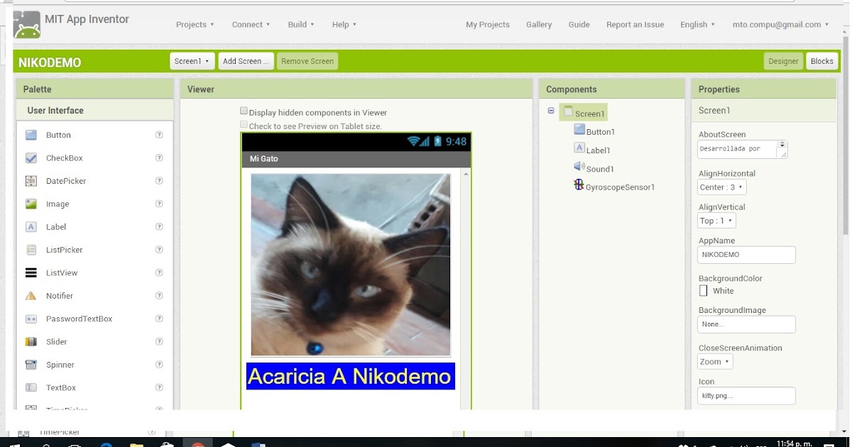 MTO COMPU SAS: MI EXPERIENCIA CON APP INVENTOR