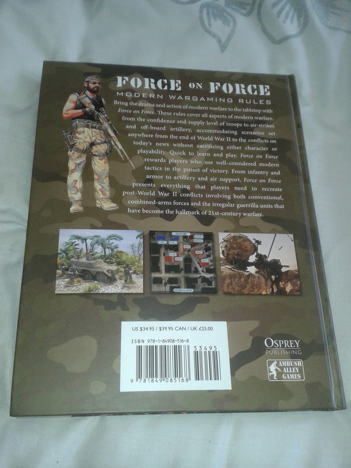 Force on Force Modern wargaming rules. Osprey Publications and Ambush ...