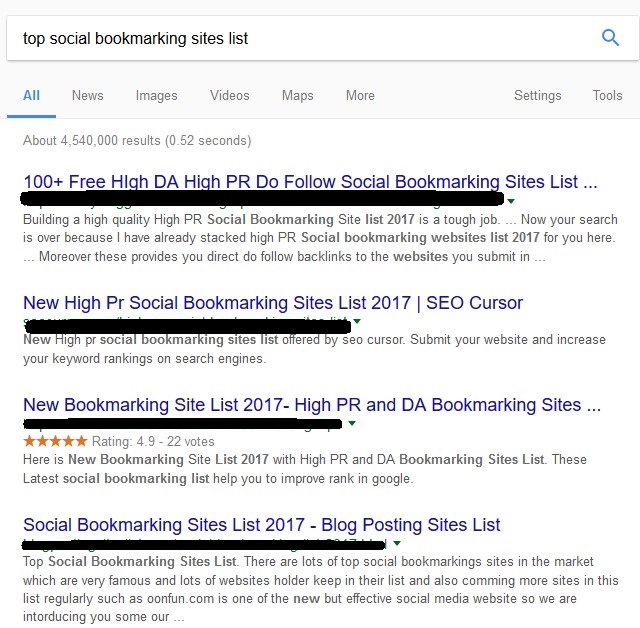 Best and Updated Bookmarking Site List 2018