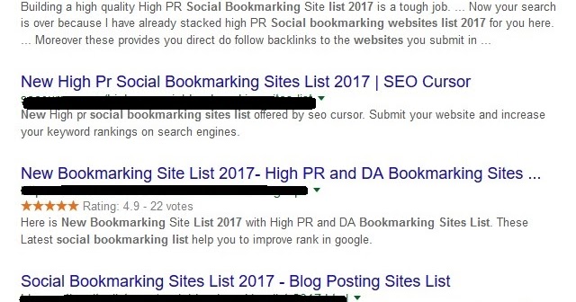 Best and Updated Bookmarking Site List 2018