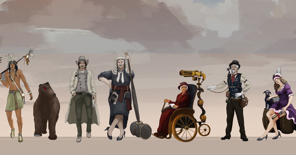 DertyPaws Blog: Wild West Characters