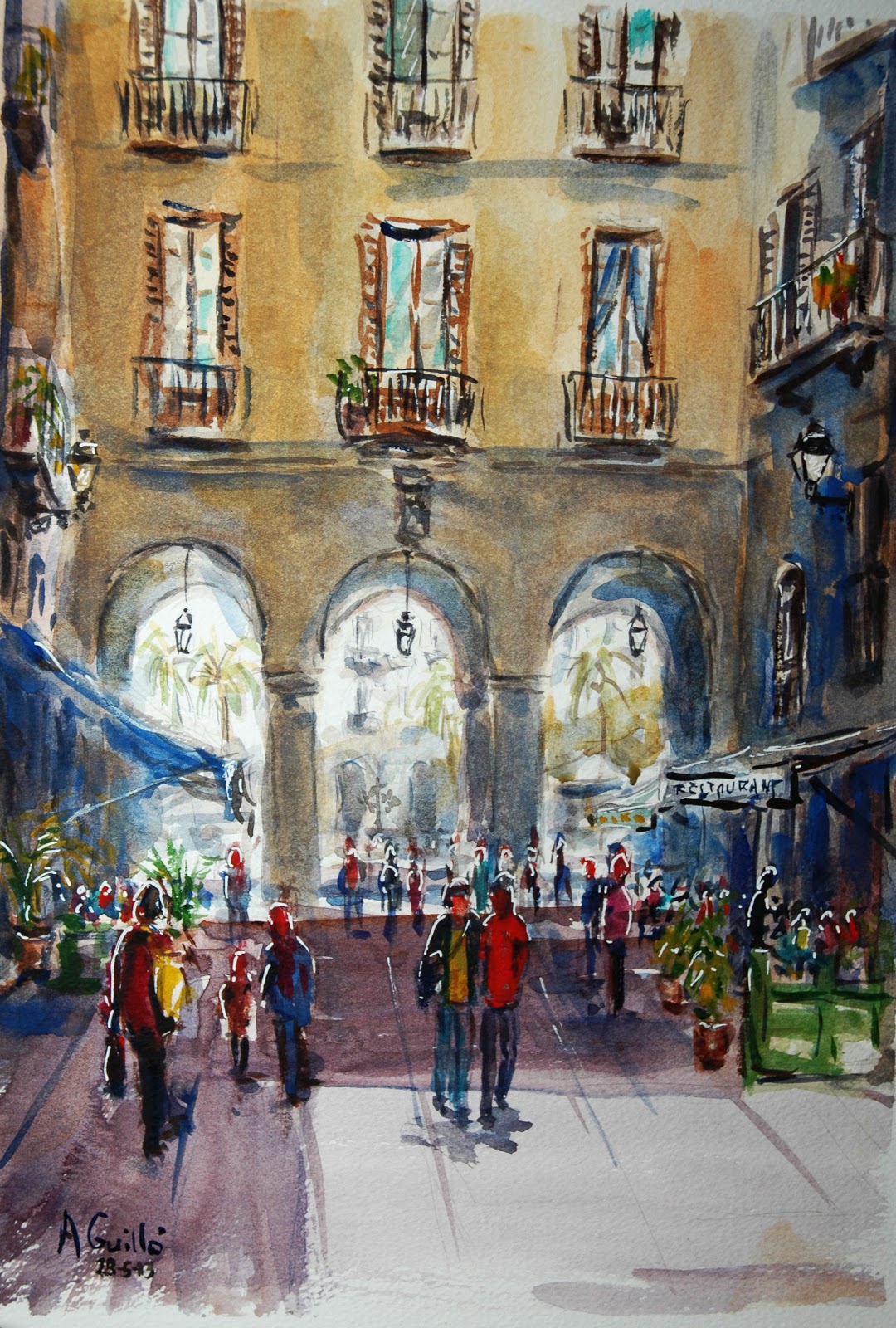 Aleix Guilló Montero: Plaça Reial