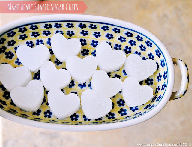 Inspirations by D: Make Heart Shaped Sugar Cubes
