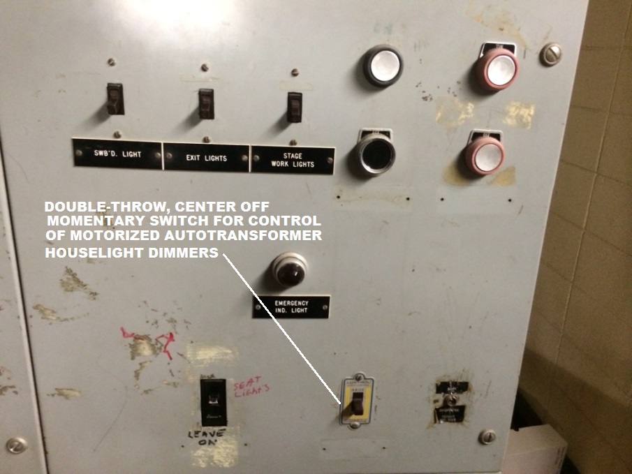 VINTAGE THEATRE CATALOGS: COMPOSITE STAGE SWITCHBOARDS WITH LUXTROL DIMMERS