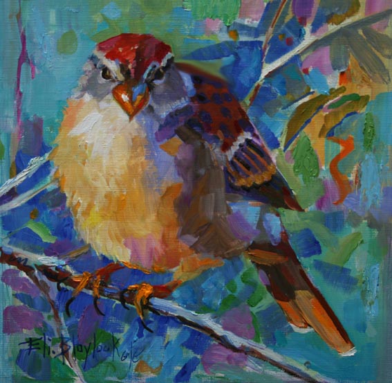 Daily Paintings By Elizabeth Blaylock, American Impressionist: SPARROW ...