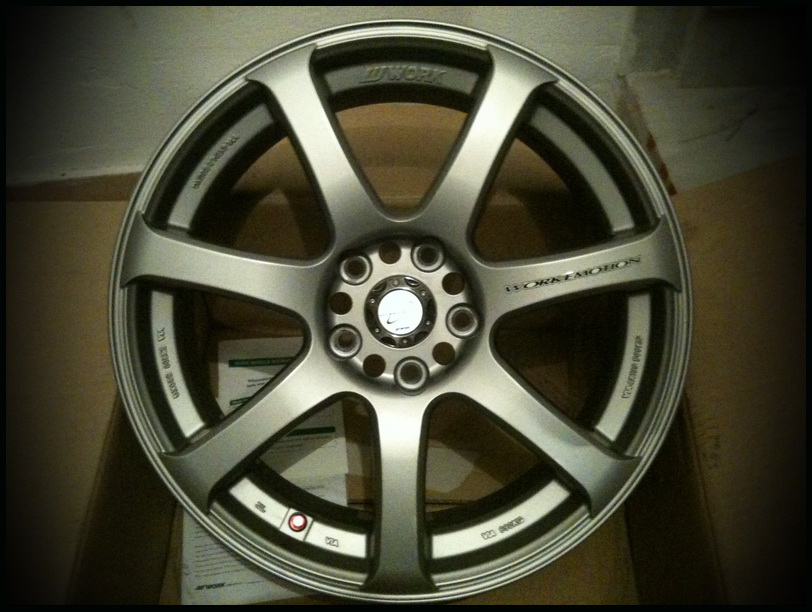 JDMbits: Work Emotion XT7 18x7,5'' JDM Wheels!