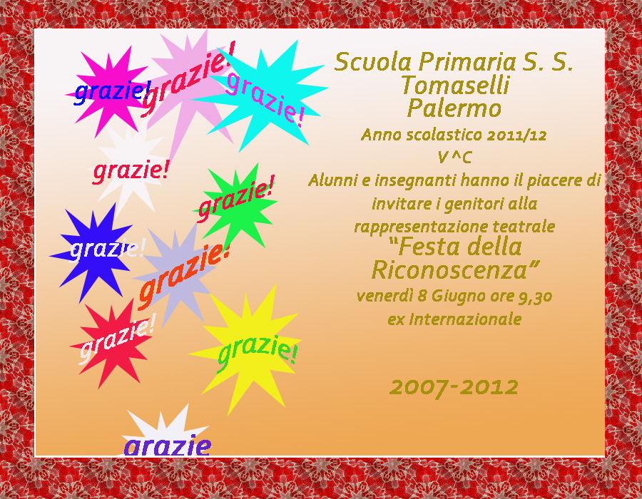 Piccole cose di scuola: Invito alla "Festa"!!!