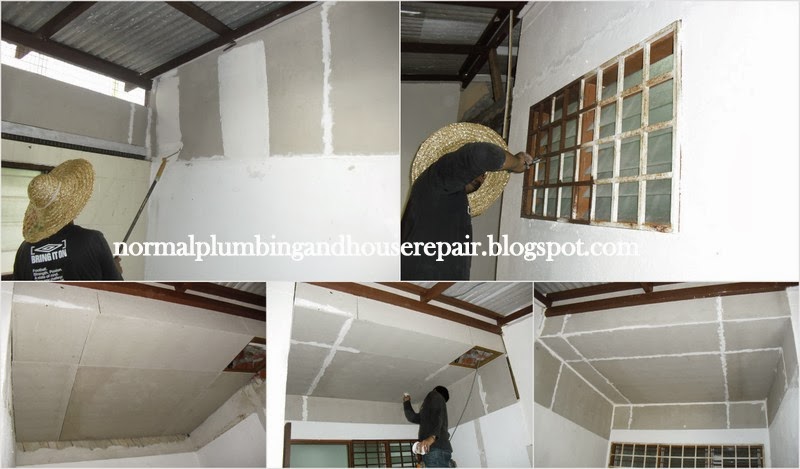 NORMAL PLUMBING: MENUKAR ATAP METAL DECK KEPADA ATAP ASBESTOS