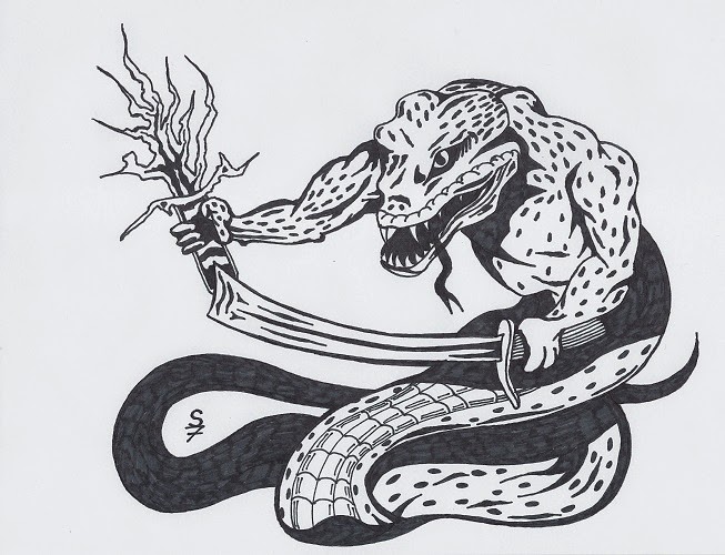 Samwise7RPG: A Bunch of Weird Monster Drawings III