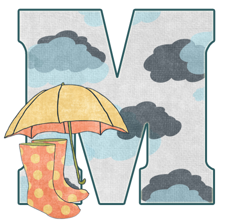 Abecedario Día de Lluvia. Raining Day Alphabet. - Oh my Alfabetos!