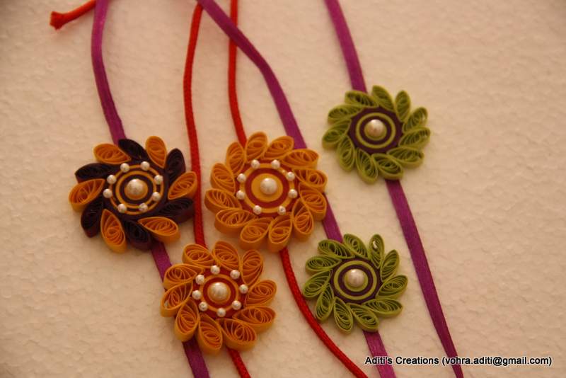 Quilled Rakhis