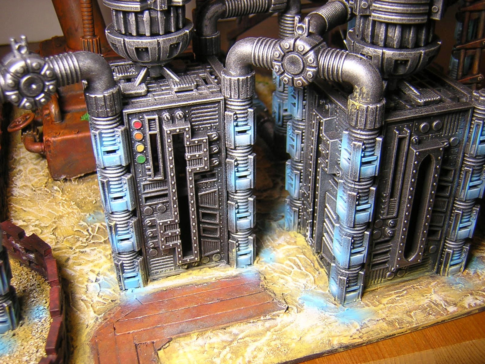 Warhammer 40k Orks (and more): Ork power plant terrain piece complete!