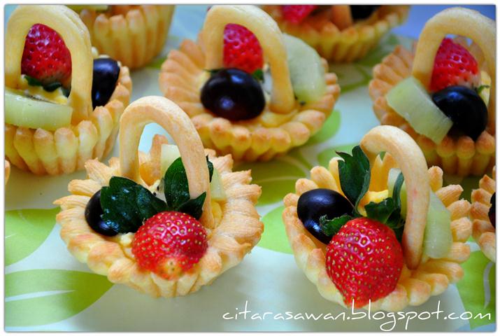 Puff Bakul Buah / Basket Fruits Puff ~ Resepi Terbaik