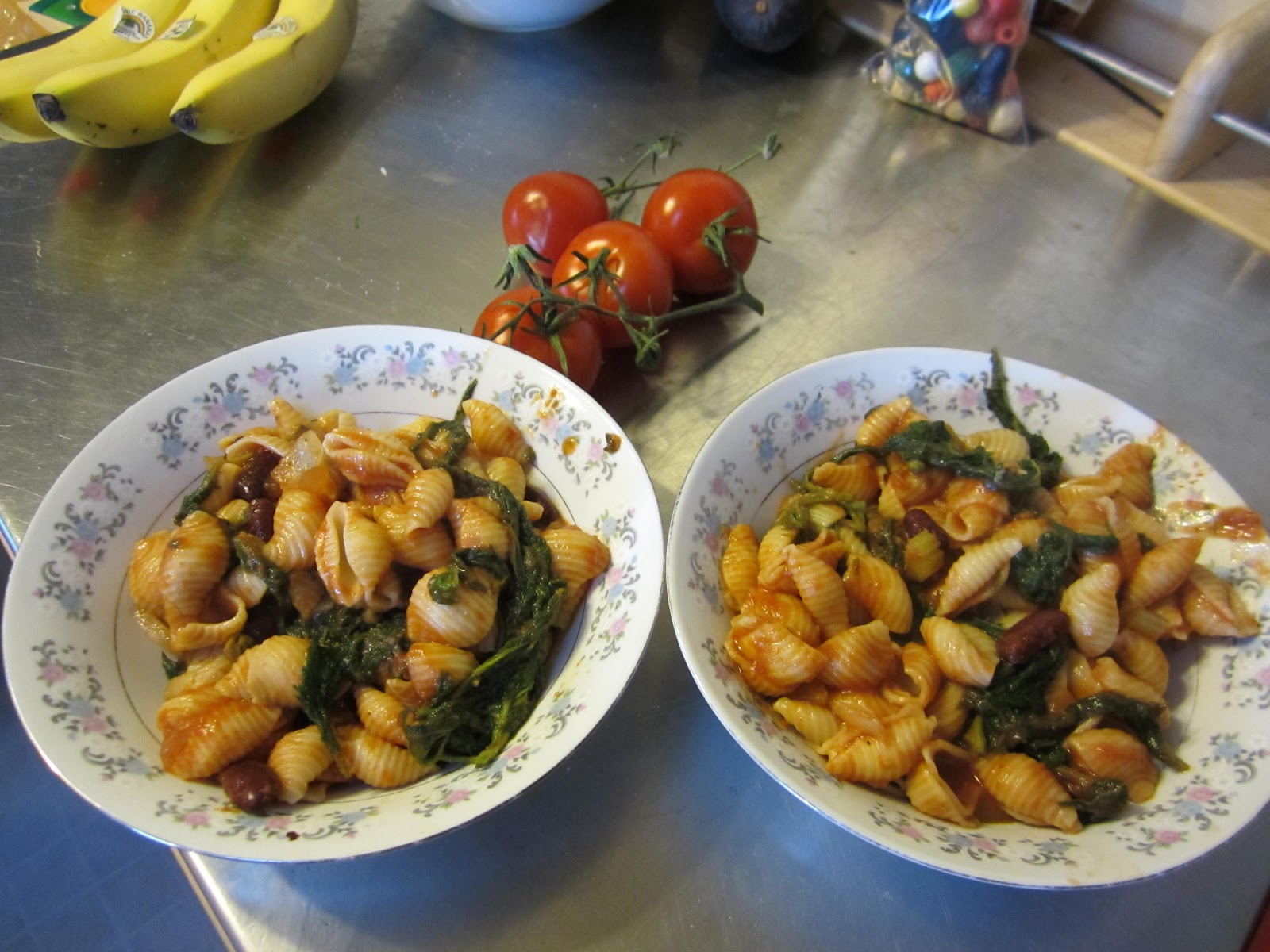 The Foraging Family: Nettle Pasta Fagioli (fasul): a recipe