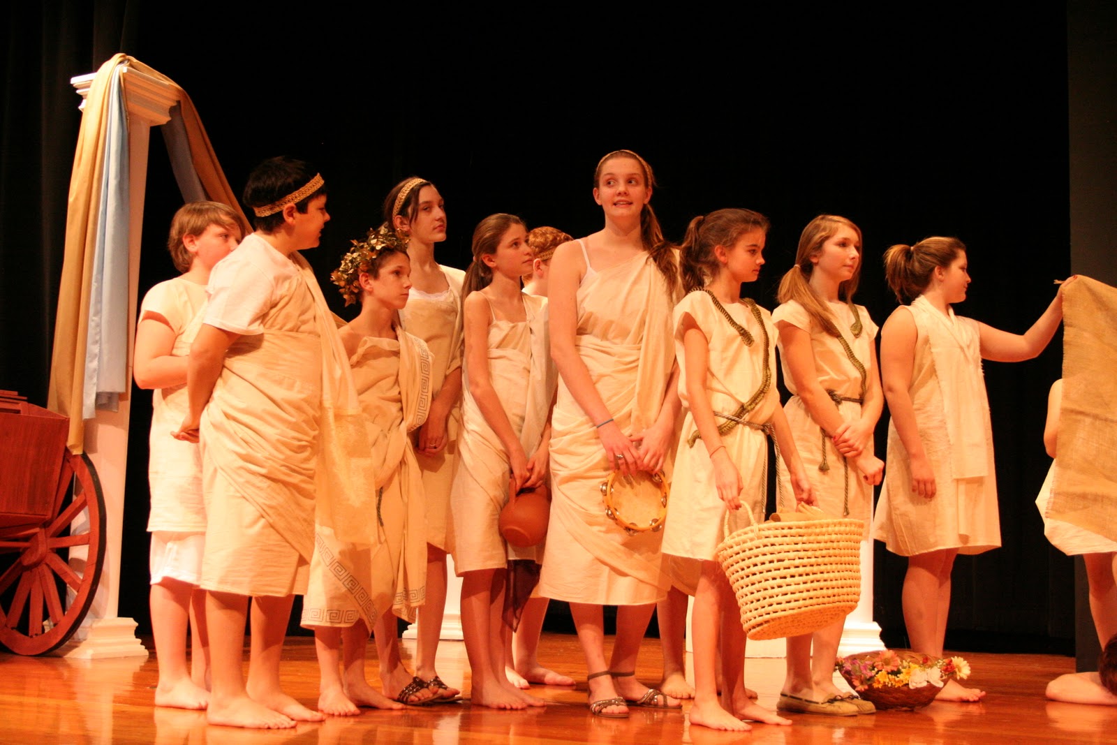 "Circus Olympus" ... Greek Theatre!: Athena & Arachne Production Photos