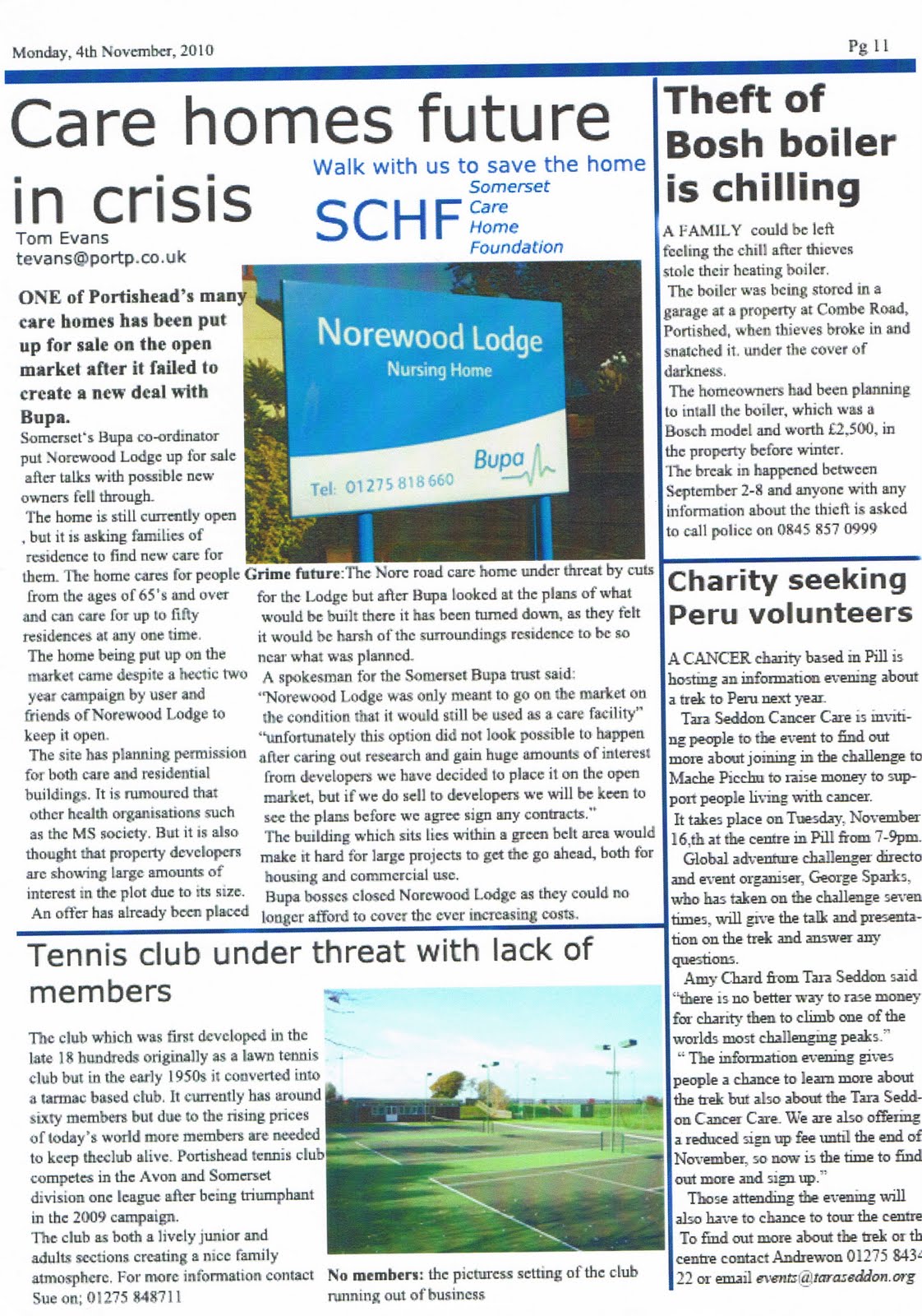 Sam Charman, Portishead Post