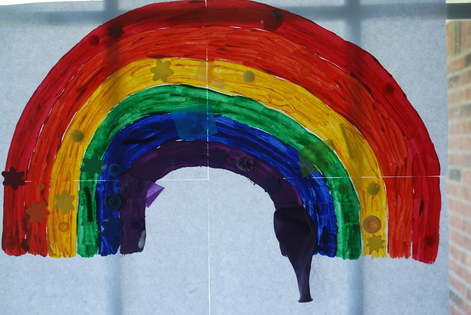 Random Thoughts and Polka Dots: Rainbow Sorting Collage