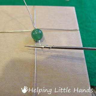 Pieces by Polly: Wire and Bead Bows and Ties - Gift Wrap Tutorial