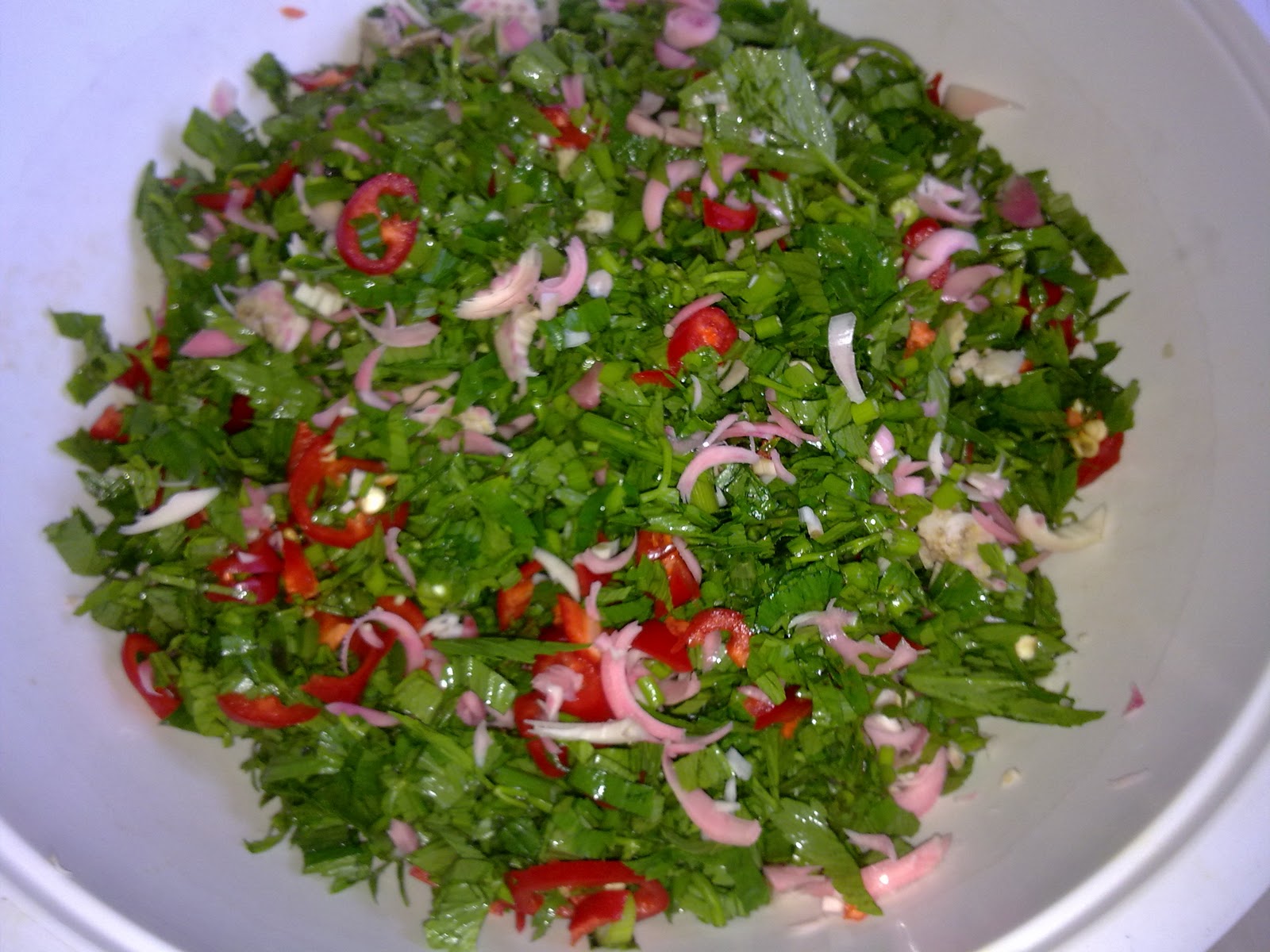 KERABU SELOM BERSARDIN ~ NA kitchen