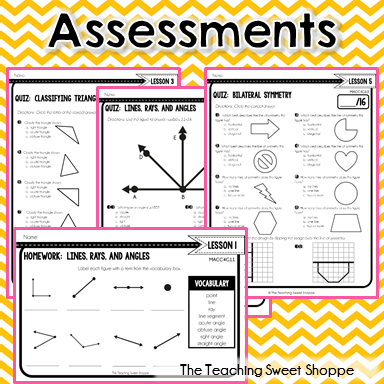The Teaching Sweet Shoppe!: Comprehensive Geometry Unit for 4th Grade