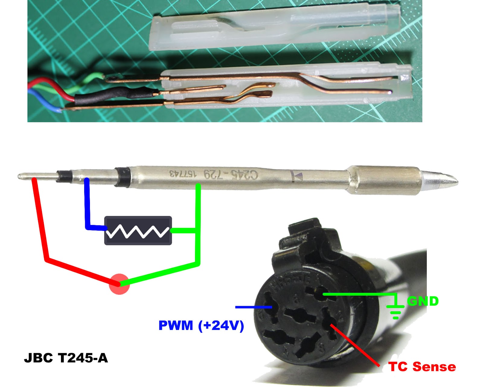 DIY cautín JBC T245 con control de PID y PWM - Electrónica Net Andino