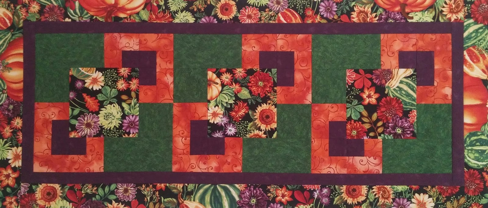 PJ's Crafty Creations: Stacked Stones Table Runner and Quilt