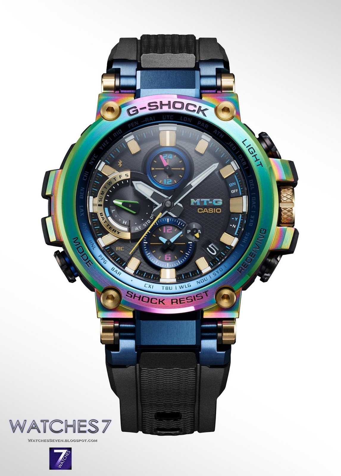 Watches 7: CASIO – G-SHOCK MTGB1000RB-2A Rainbow Edition