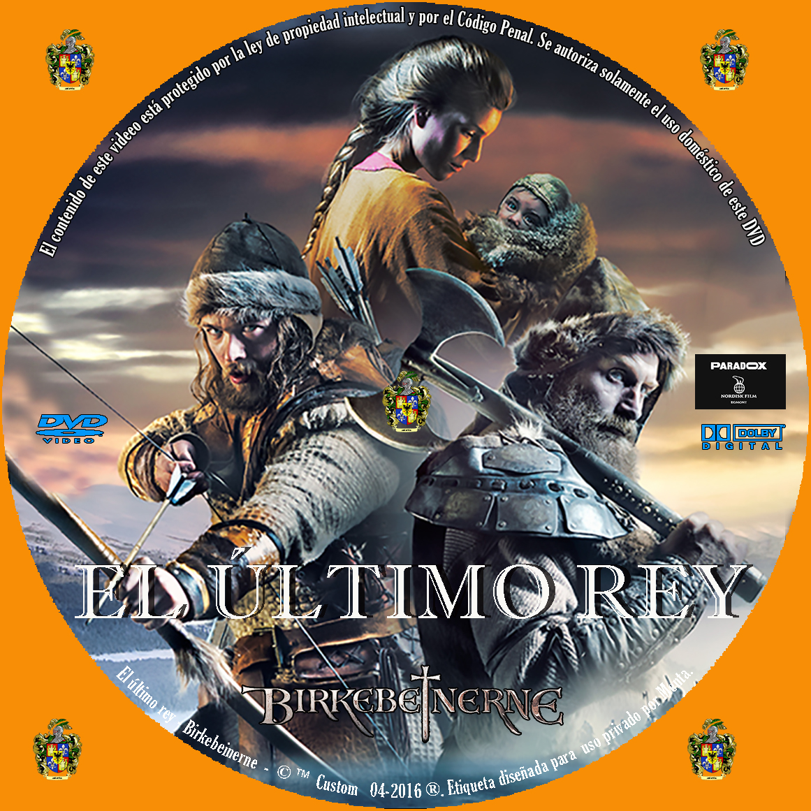 Caratulas y etiquetas: El ultimo rey - Birkebeinerne