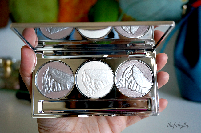 Chantecaille The Glacier Eye Shade Trio and Galactic Lip Shine Aurora ...