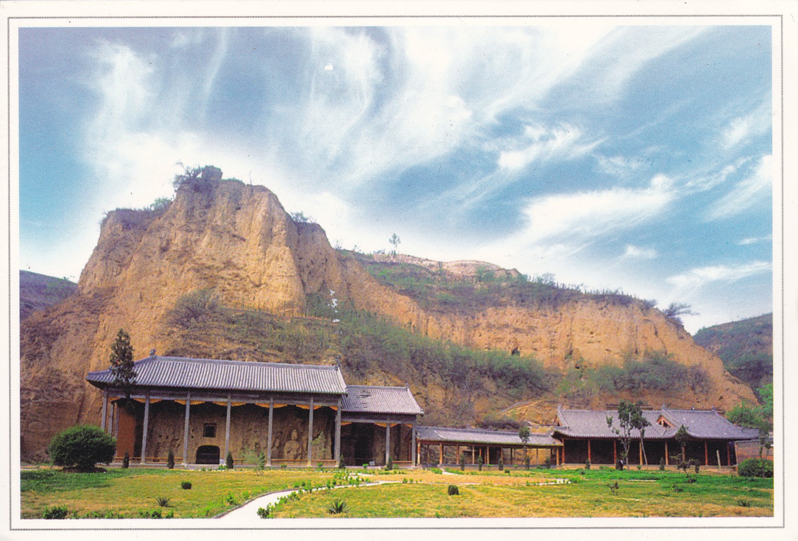 Love of Postcards~~: Rocky cave temple at Gongyi