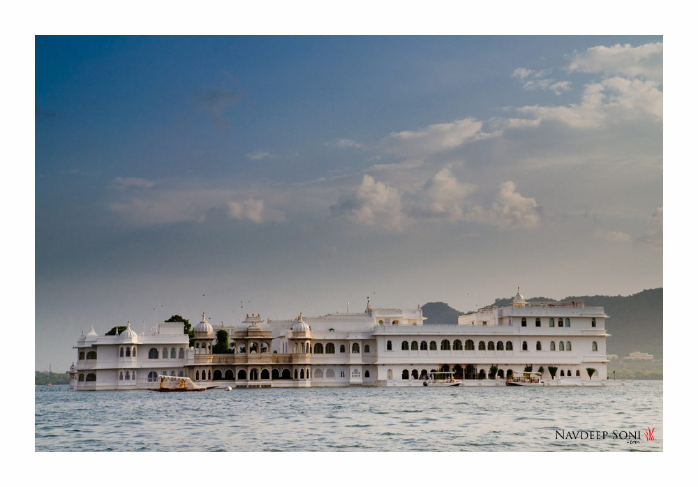 Front and Top View of Taj Lake Palace Udaipur ~ Blog By Navdeep Soni