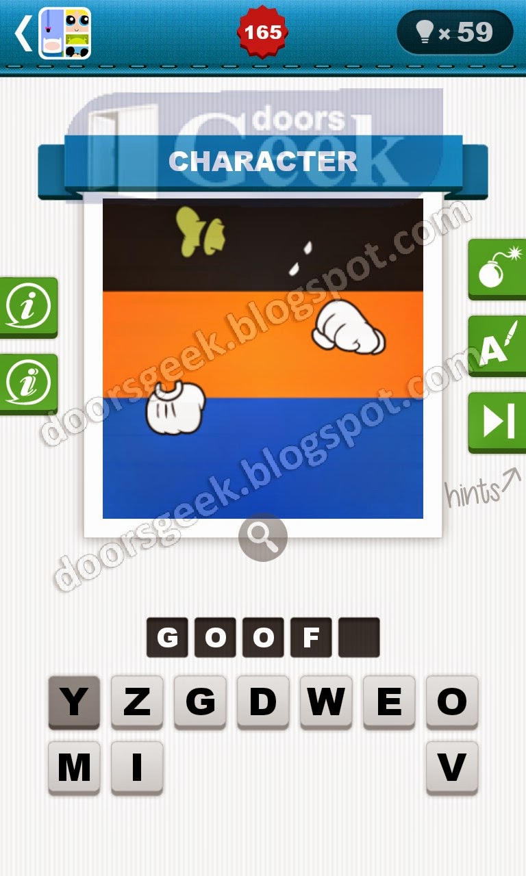 Cartoon Quiz Level 165 (bubble quiz games) ~ Doors Geek