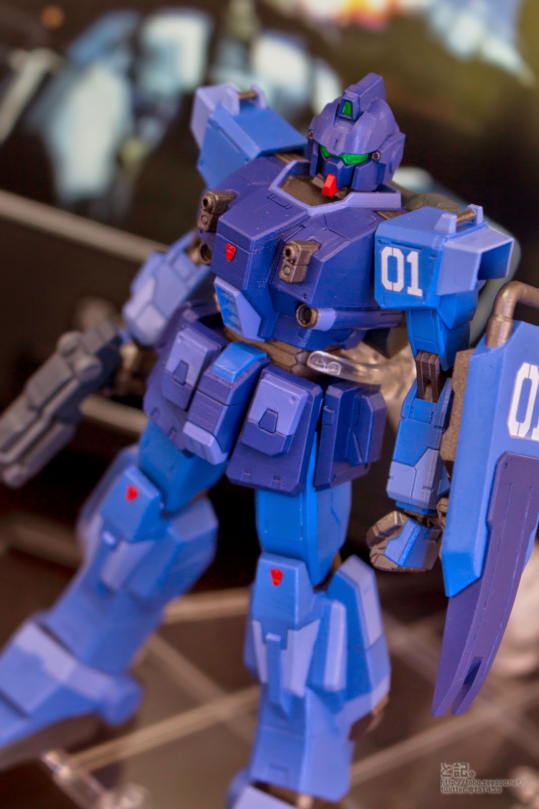 GUNDAM GUY: Robot Damashii GM Blue Destiny Unit 1 - On Display ...
