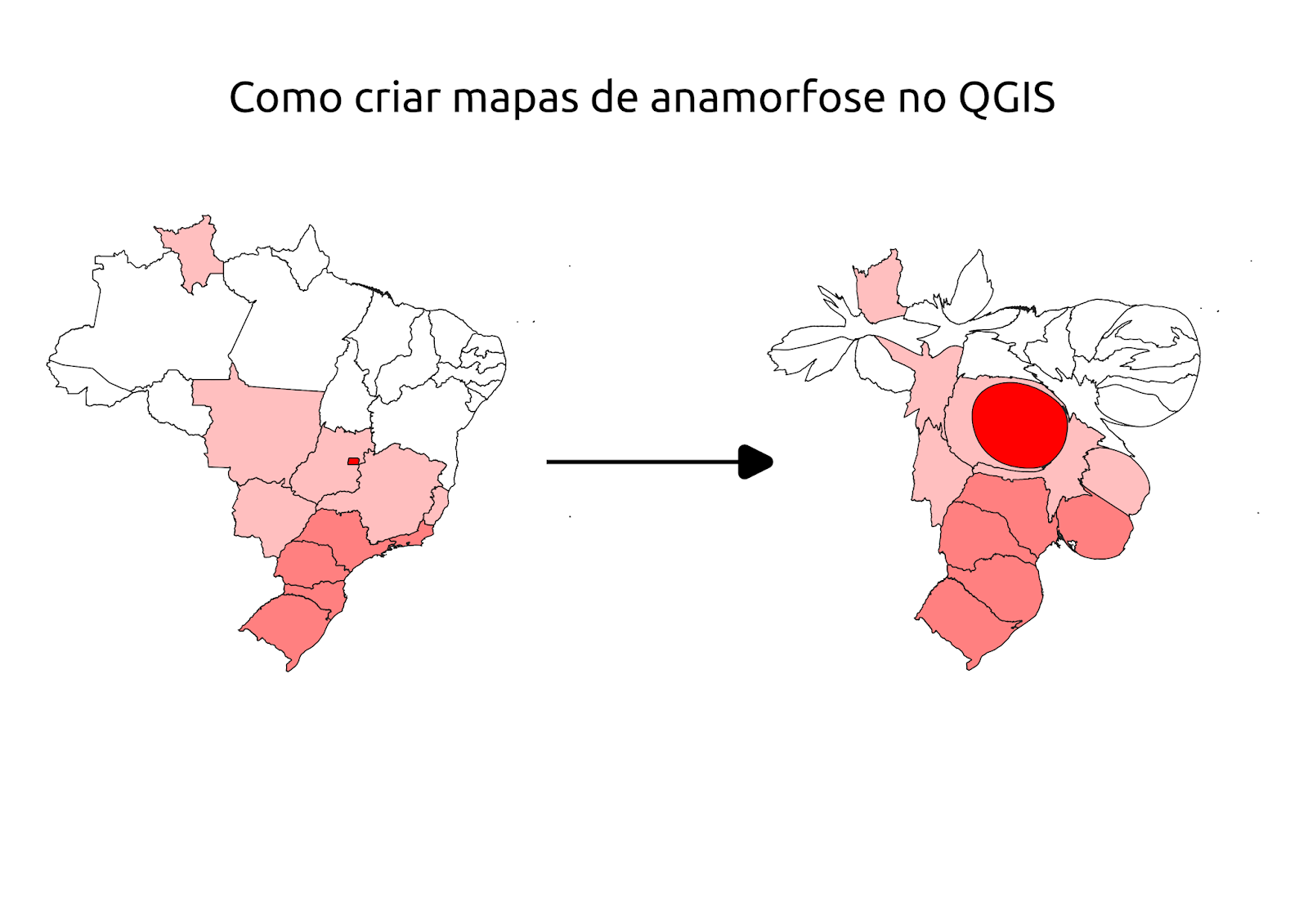 O Que é Anamorfose Geográfica De Um Exemplo - LIBRAIN