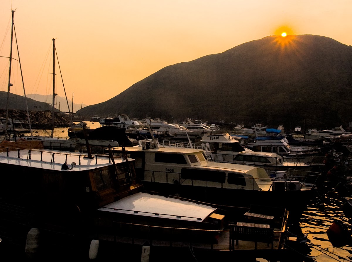 Sheltered from the Typhoon: Sunset of a Beautiful Typhoon Shelter Weekend