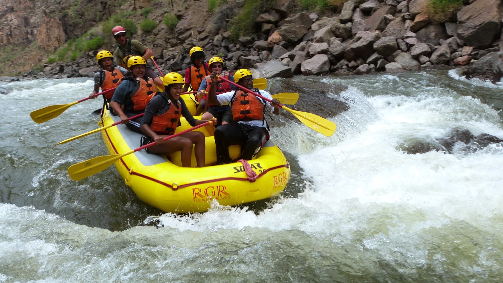 Ziplining Across the USA: Thursday August 1 Royal Gorge Rafting