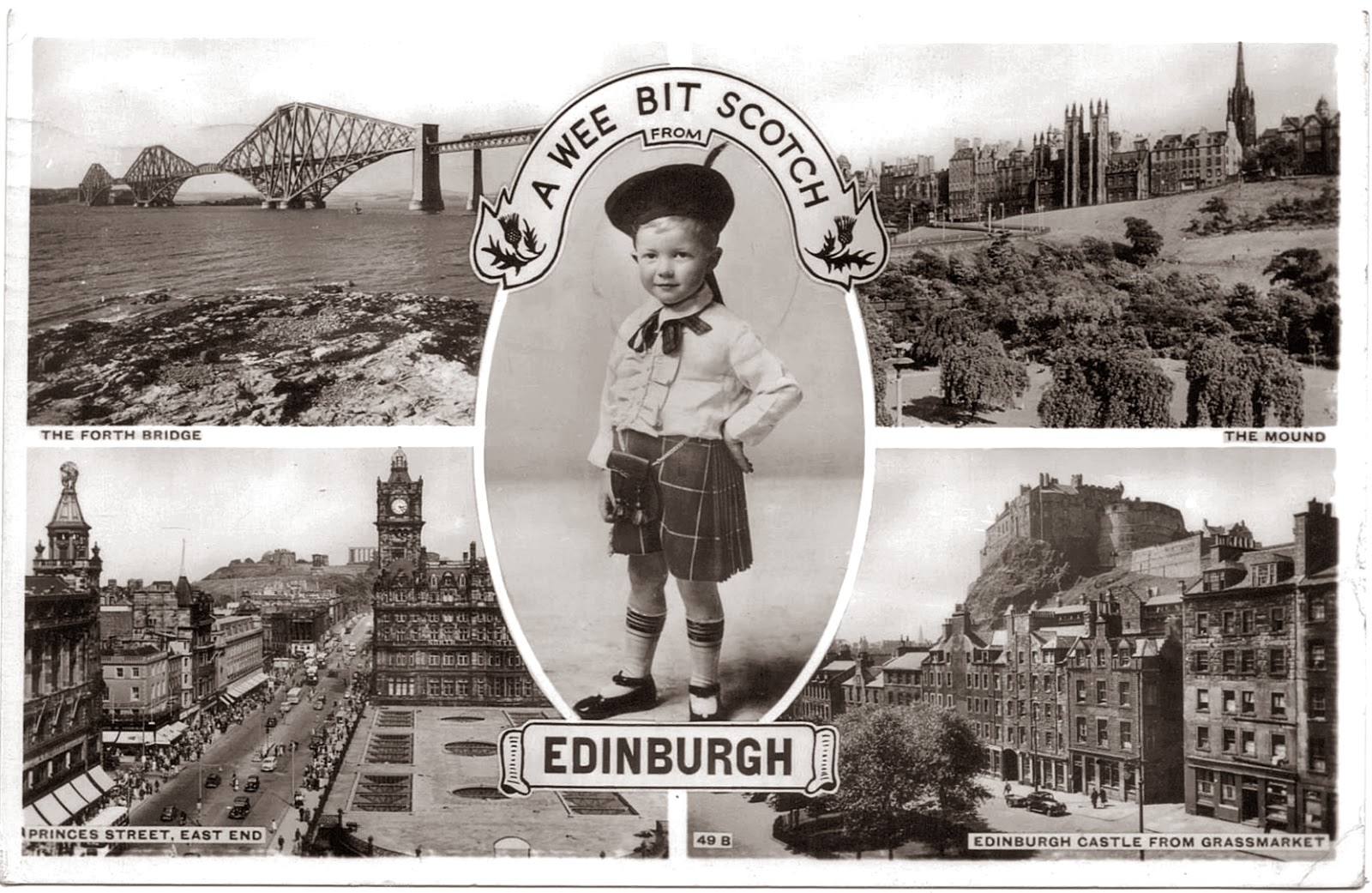 Postcards and Viewcards: 1950s Edinburgh Postcard