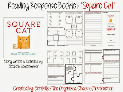 The Organized Chaos Of Instruction: Reading Response Booklet-Square Cat