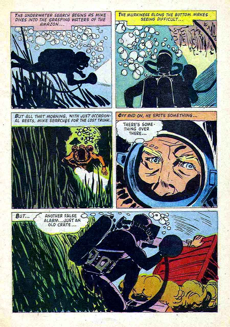 Sea Hunt / Four Color #1041 - Alex Toth art - Pencil Ink