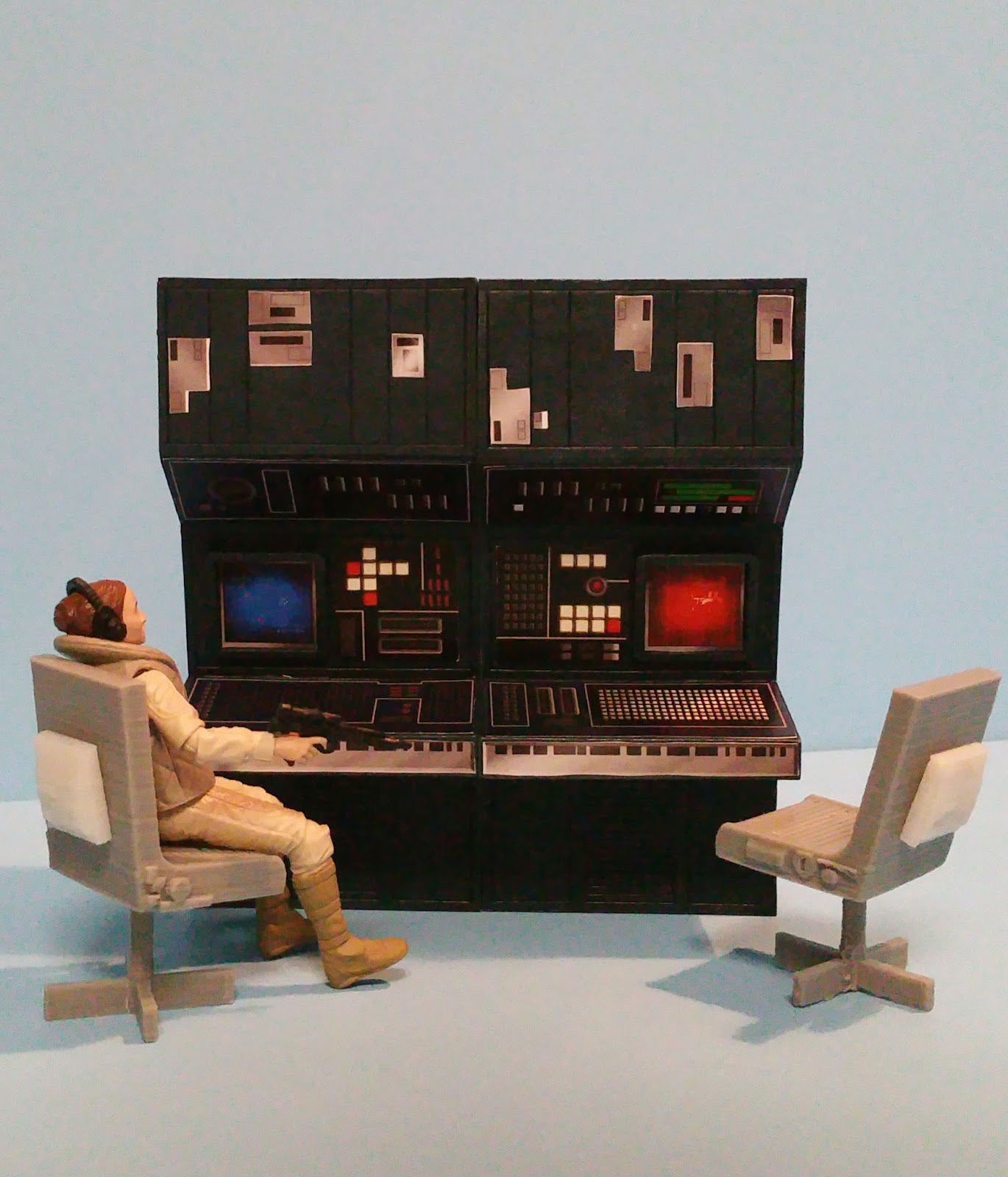 Customs for the Kid: "ECHO BASE COMPUTER CONSOLES" painted by Elias