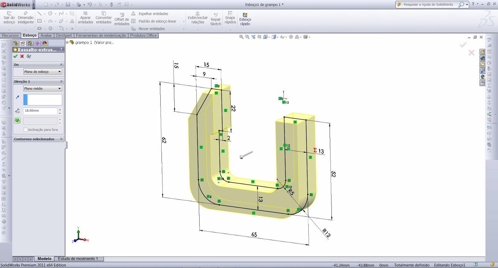 Contorno Digital: Modelando no SolidWorks